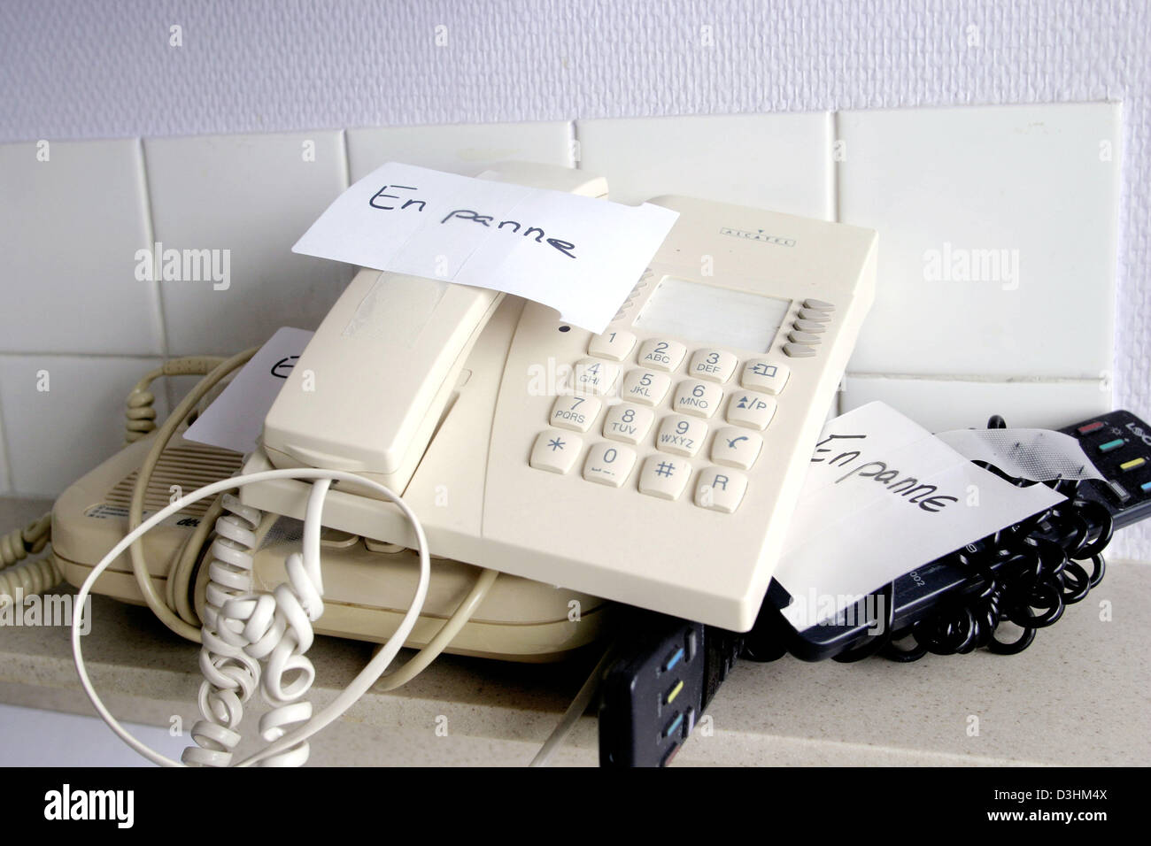 Telephone telephones equipment hi-res stock photography and images - Alamy