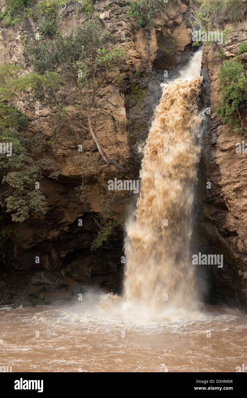 Makalia waterfall, Lake Nakuru National Park, Kenya Stock Photo - Alamy