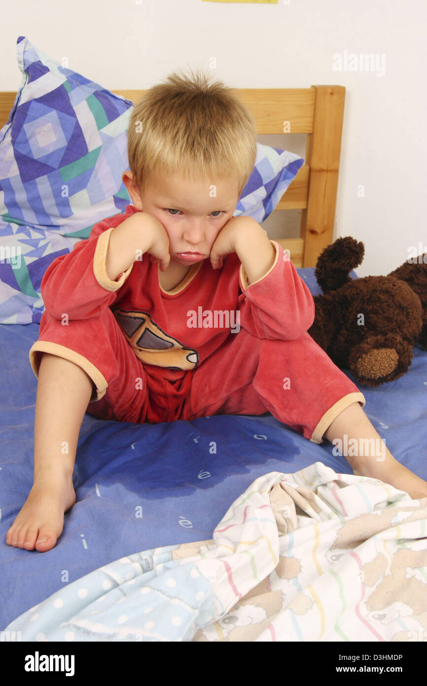 CHILD WITH ENURESIS Stock Photo - Alamy