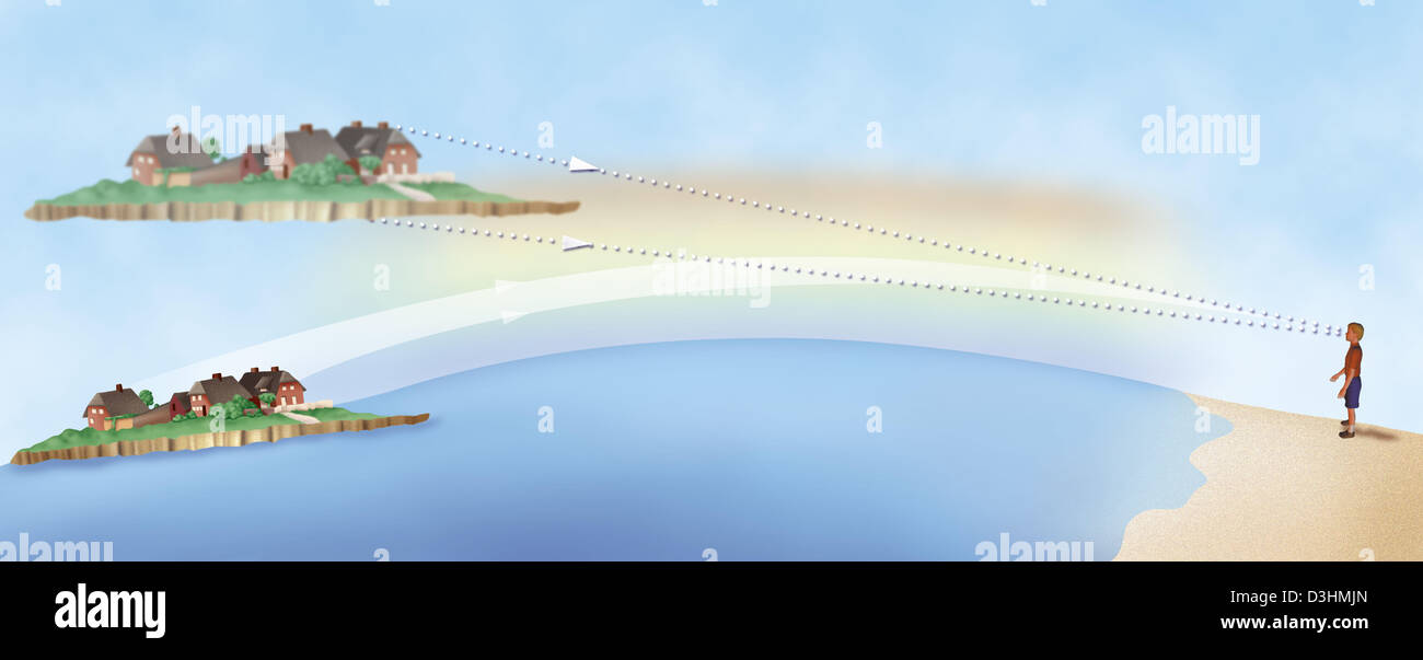 Mirage illusion hi-res stock photography and images - Alamy