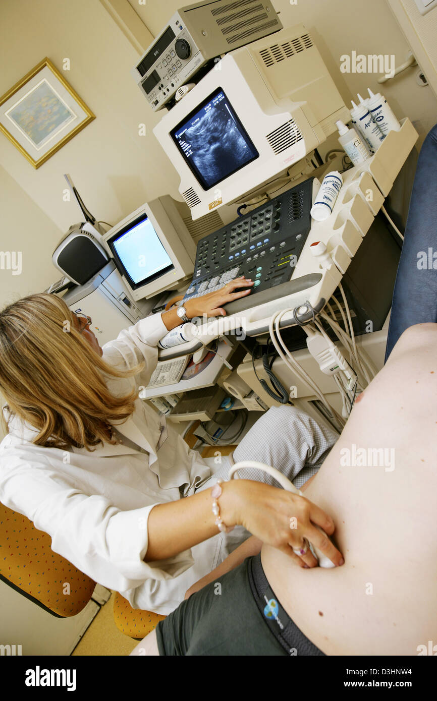 DOPPLER TEST, ABDOMEN Stock Photo - Alamy