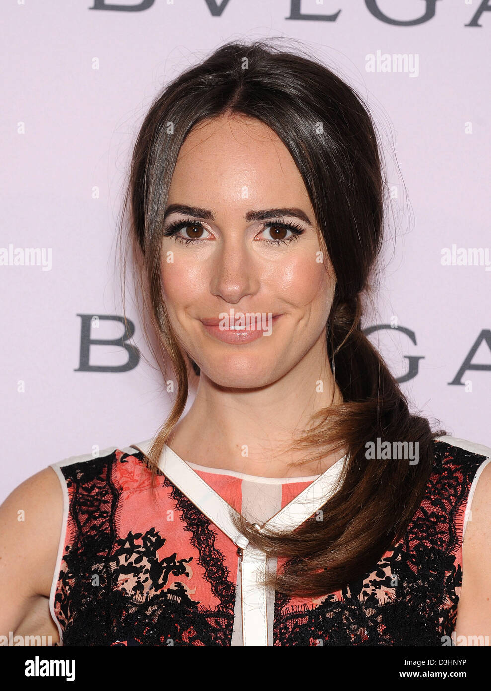 Feb. 19, 2013 - Beverly Hills, California, U.S. - Louise Roe arrives ...