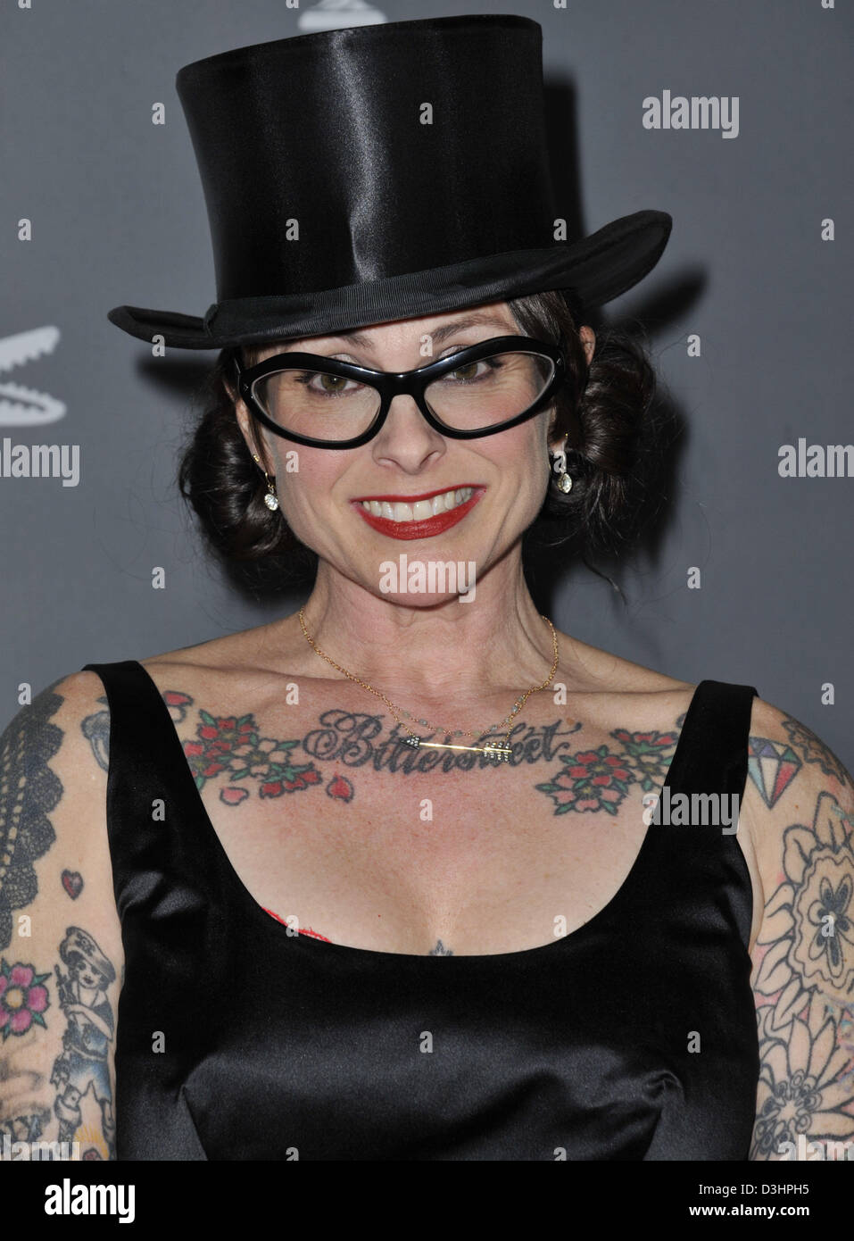 Los Angeles, California, U.S. Feb. 19, 2013. Julie Voger attending the ...