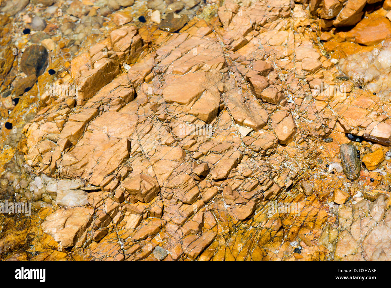 Natural formations of shapes of rocks along the coast Stock Photo - Alamy