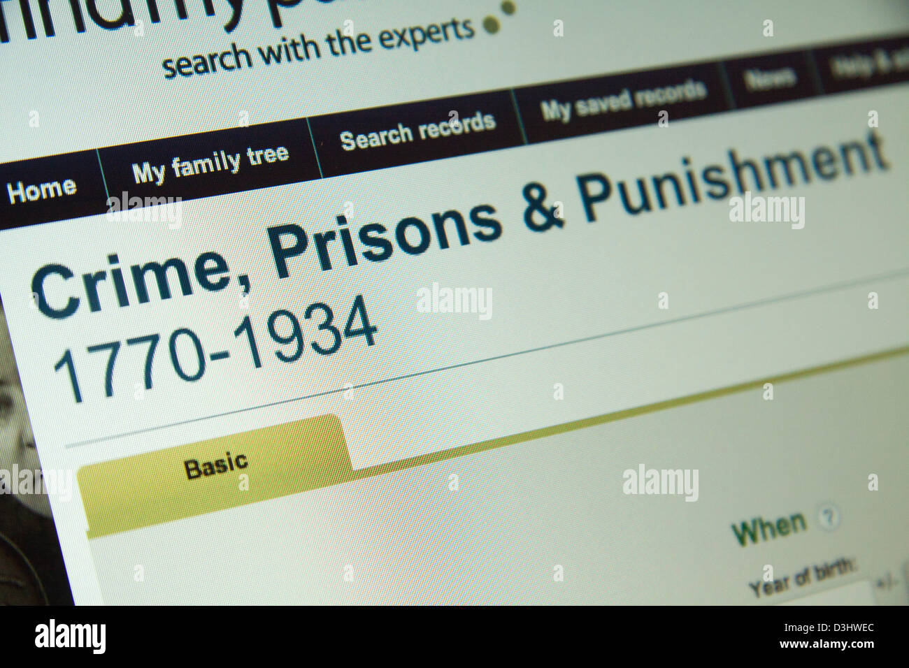 Criminal records hi-res stock photography and images - Alamy