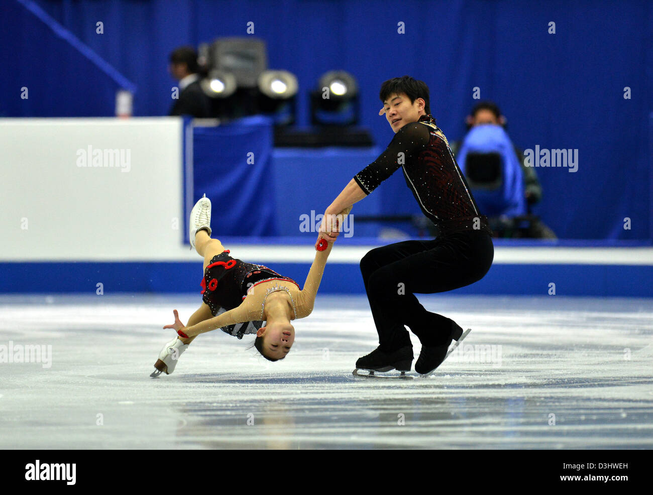 Cheng Peng (CHN), Hao Zhang (CHN), FEBRUARY 8, 2013 - Figure Skating ...