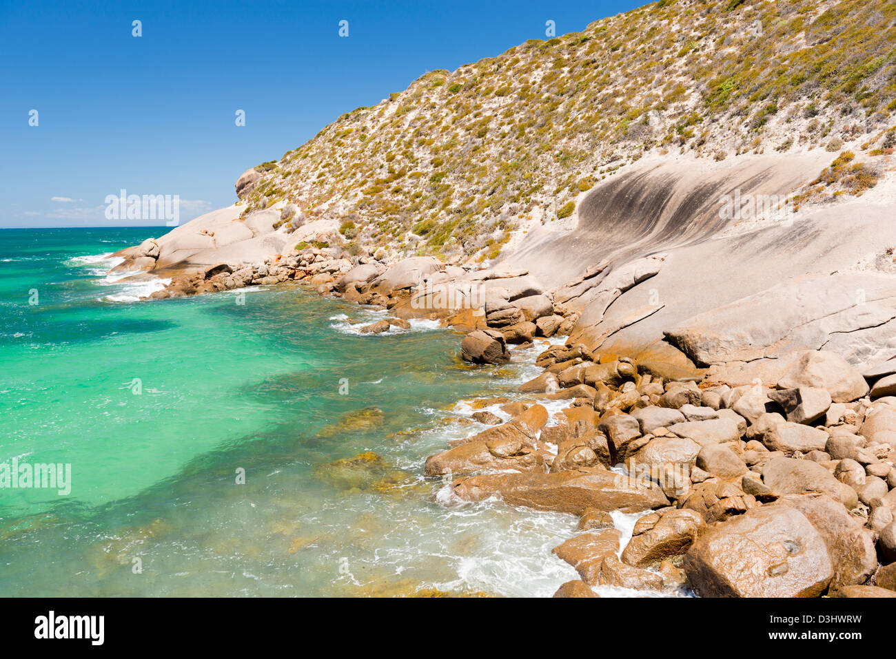 Views along the South Australian coastline on the Yorke Peninsula Stock ...
