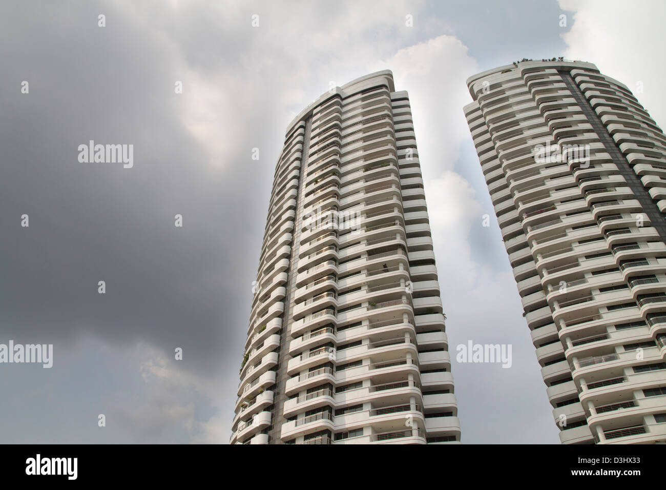 High rise building on sky hi-res stock photography and images - Alamy