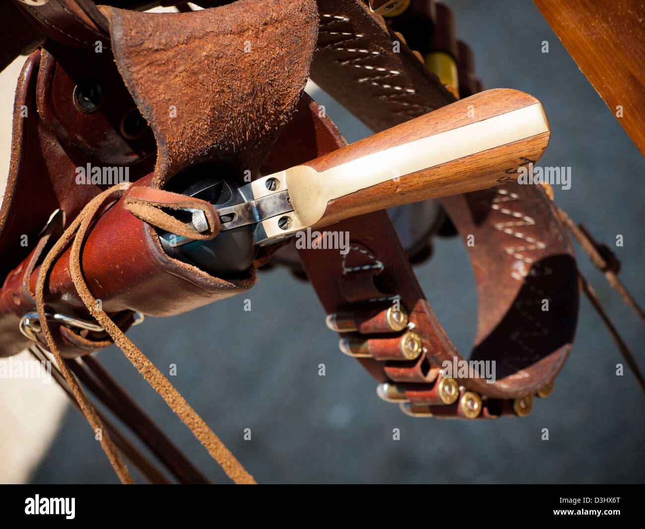 Cowboy bullet belt hi-res stock photography and images - Alamy