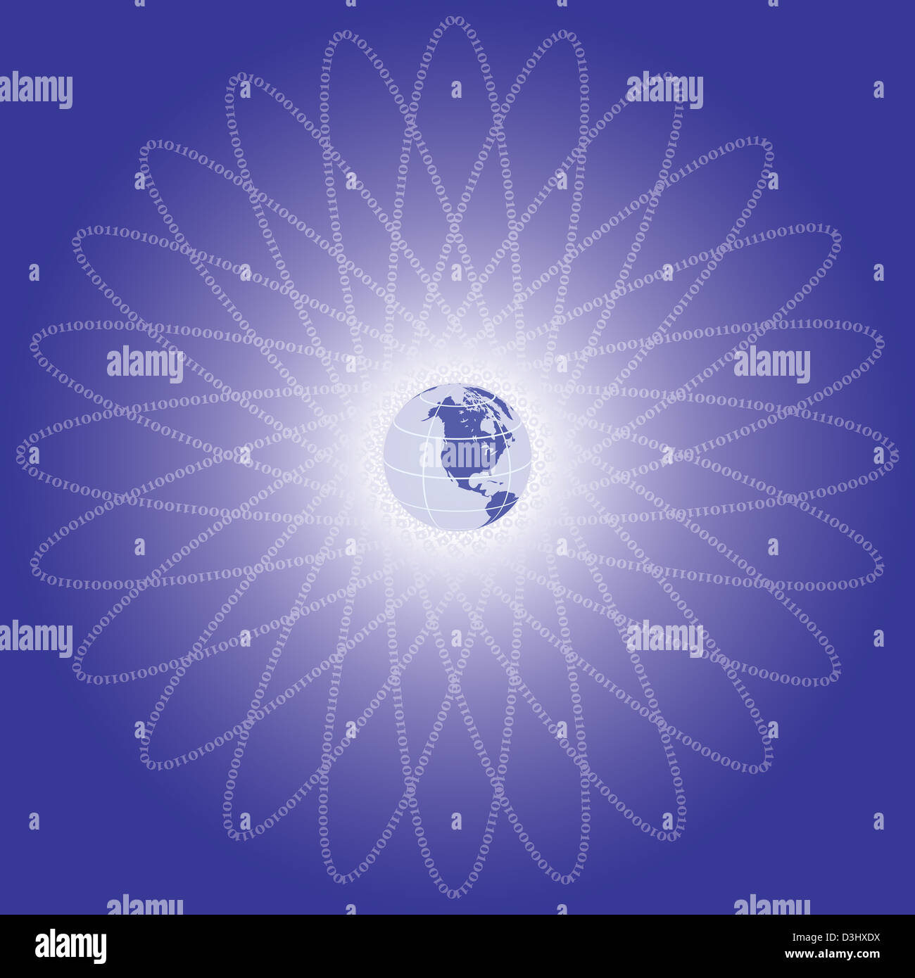 binary code floating around the globe illustration Stock Photo - Alamy binary code floating around the globe illustration Stock Photo - Alamy