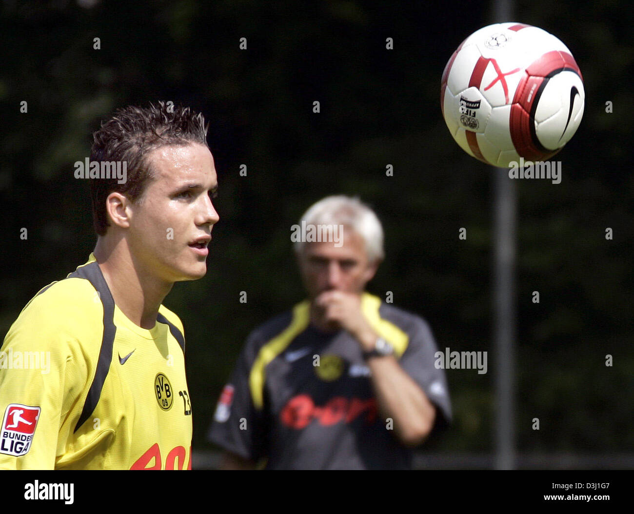 (dpa) - Swiss new entrant Philipp Degen of Borussia Dortmund (BVB ...