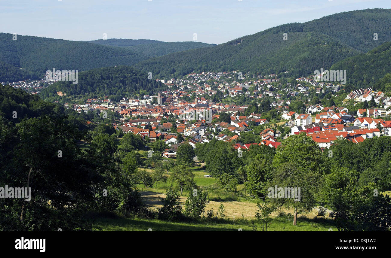 City view neckar river eberbach hi-res stock photography and images - Alamy