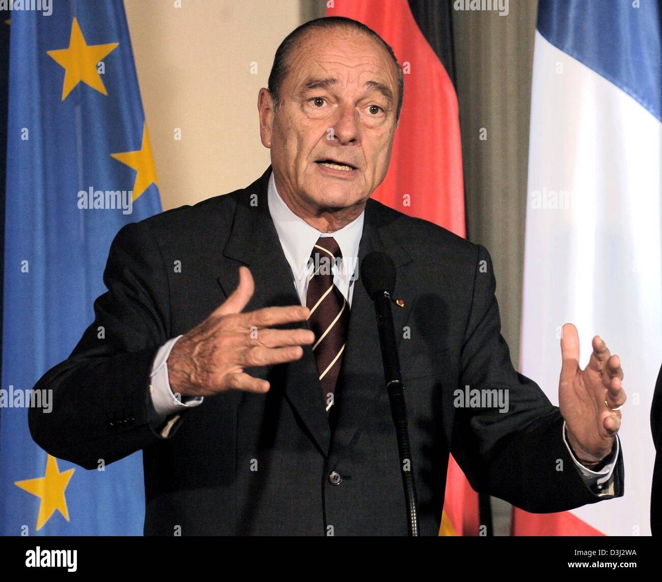 Jacques chirac schroeder hi-res stock photography and images - Alamy