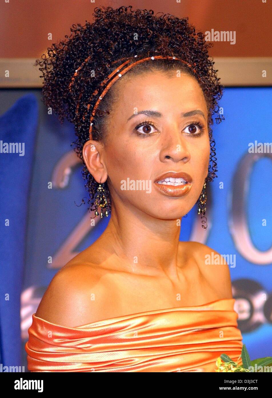 (dpa files) - Austrian TV host Arabella Kiesbauer, pictured during her ...