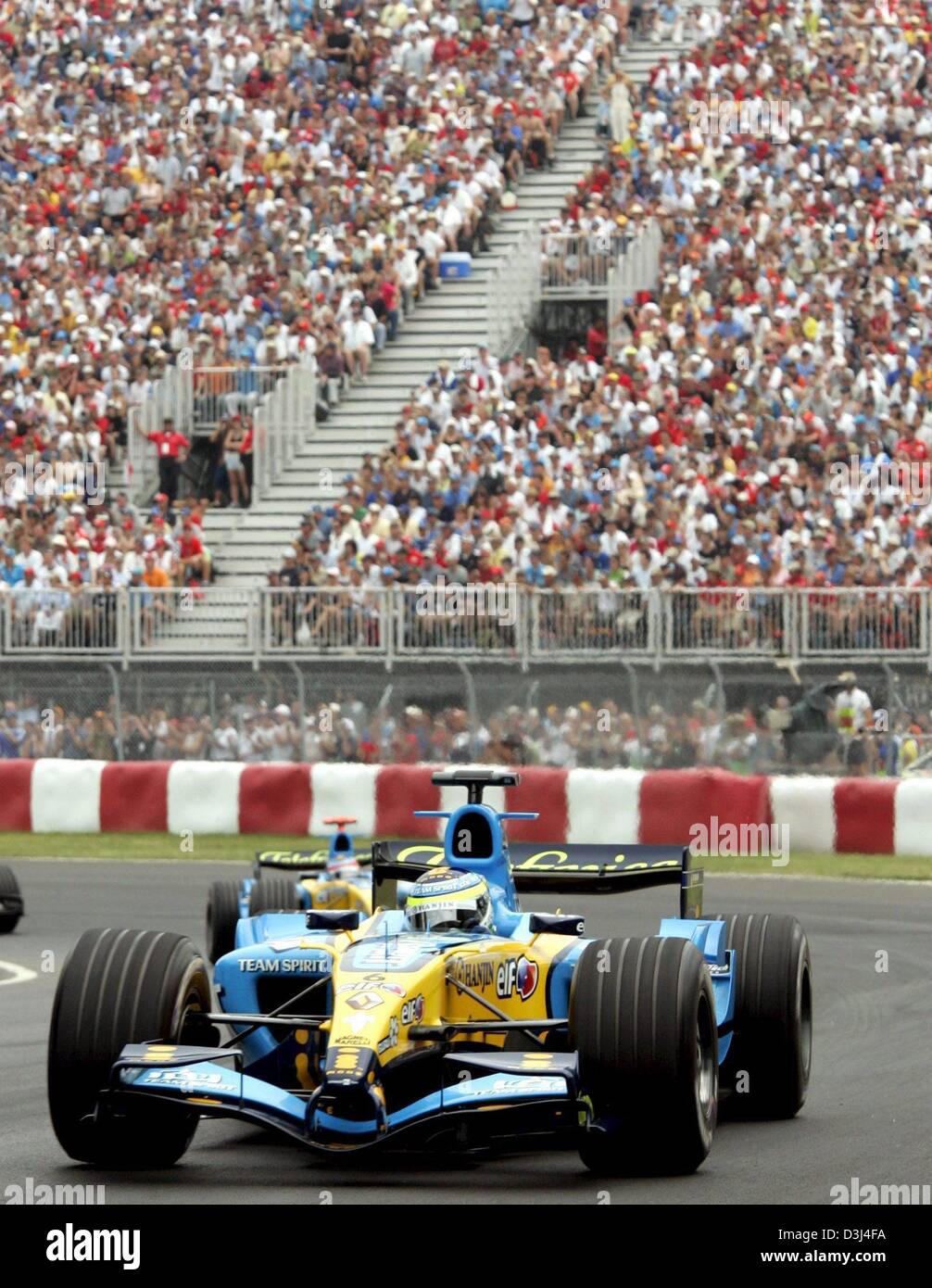 (dpa) - The picture shows Italian Formula One driver Giancarlo ...