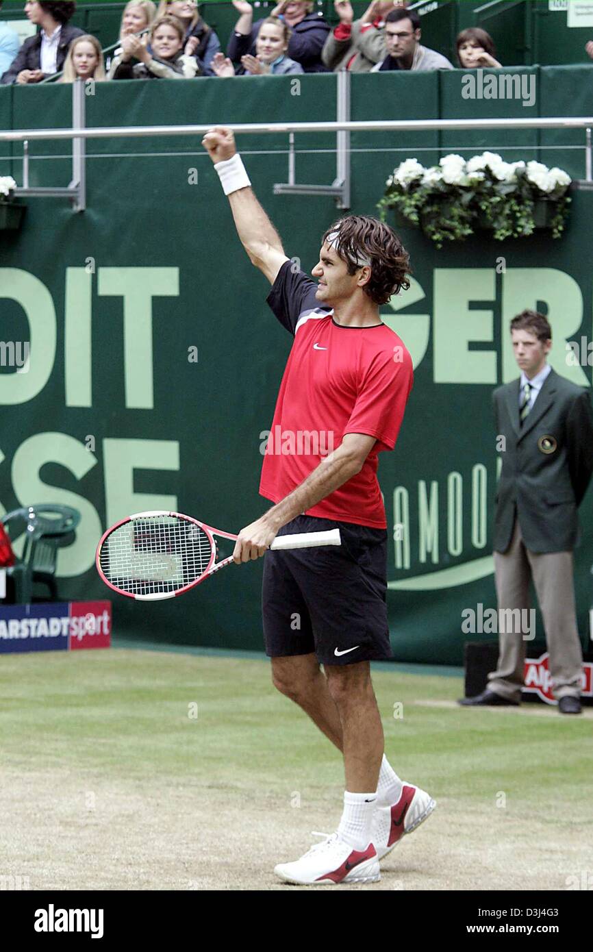 (dpa) - The Swiss tennis pro Roger Federer is delighted with his ...