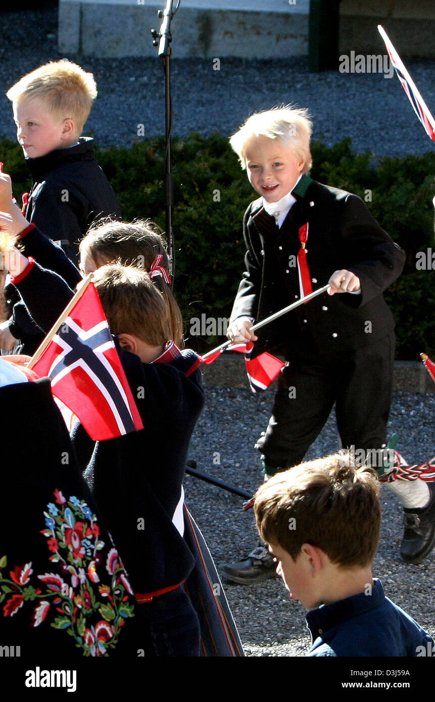 Crown princess mette marit son marius hi-res stock photography and ...