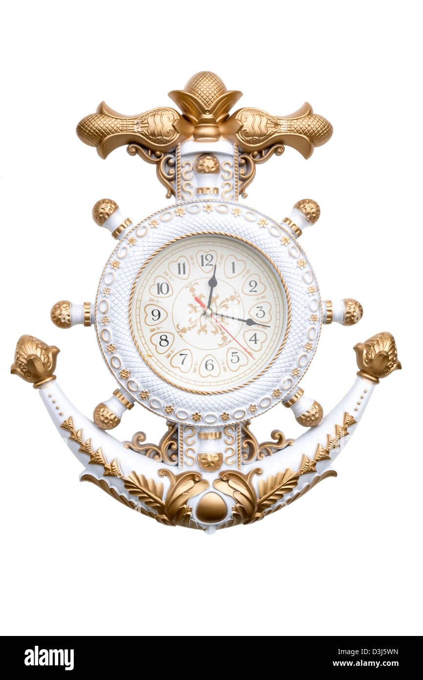 Compass anchor wheel on Cut Out Stock Images & Pictures - Alamy