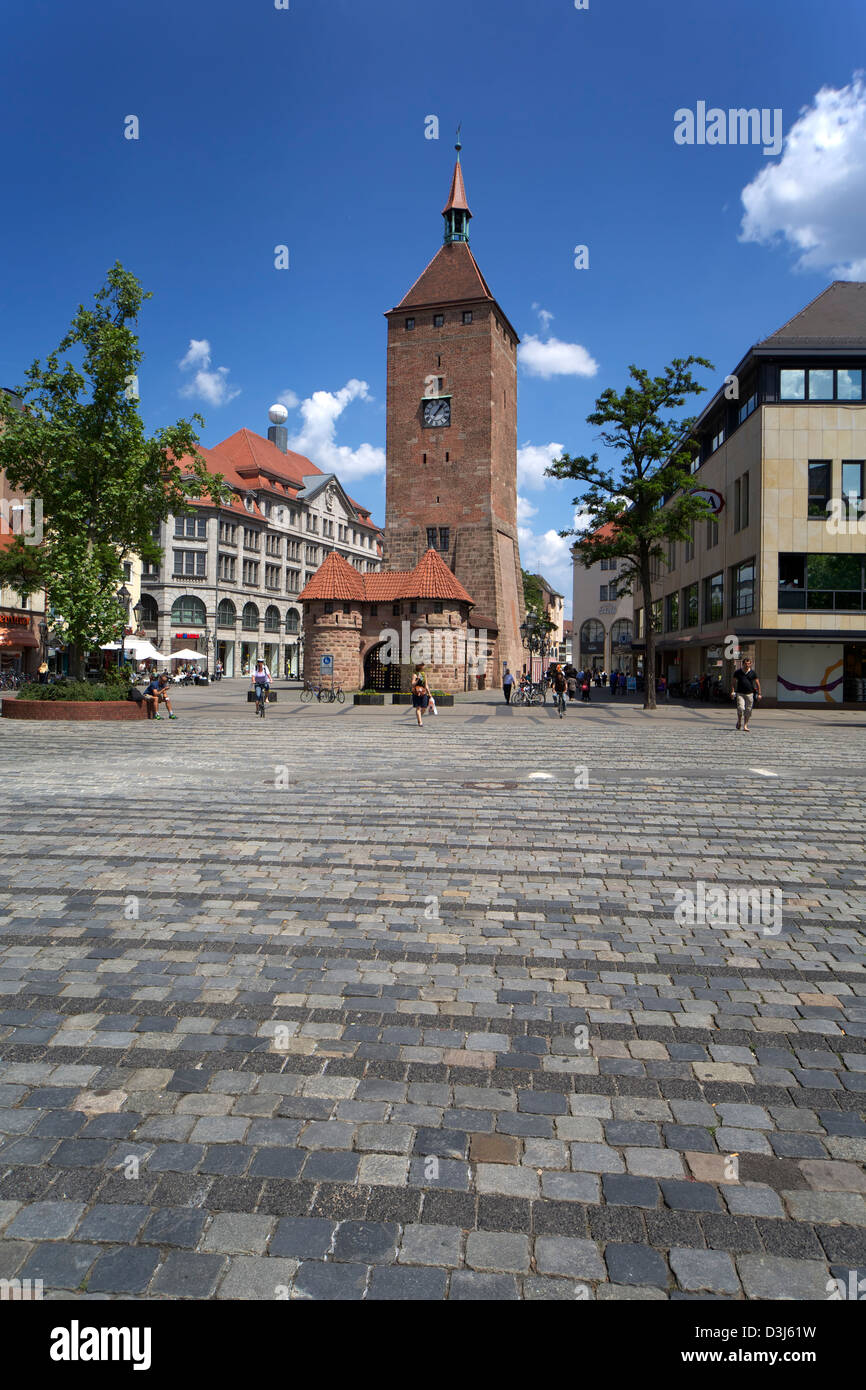 The tower and the area of Nuremberg Stock Photo - Alamy