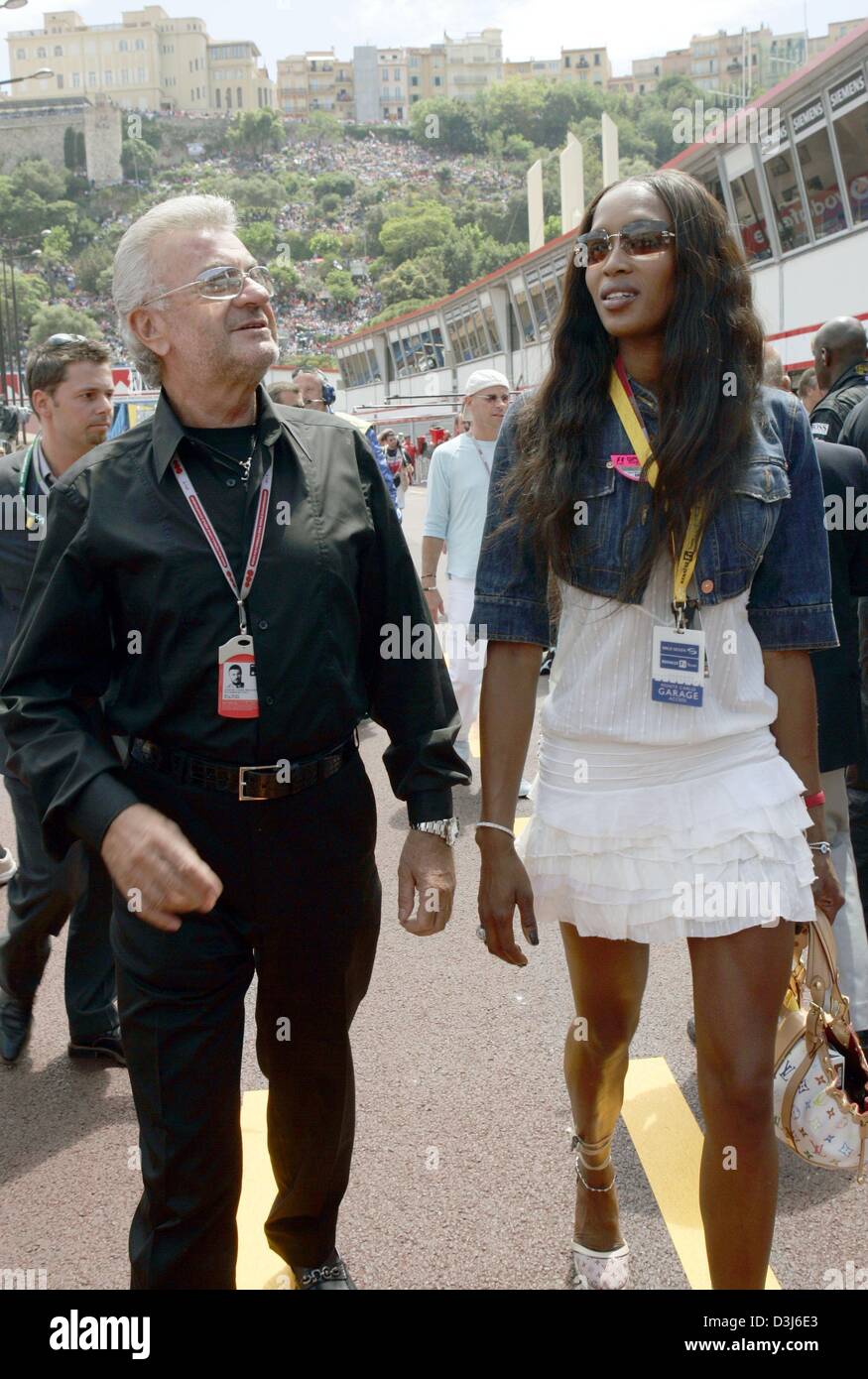 (dpa) - Top model Naomi Campbell and Willi Weber, manager of the ...