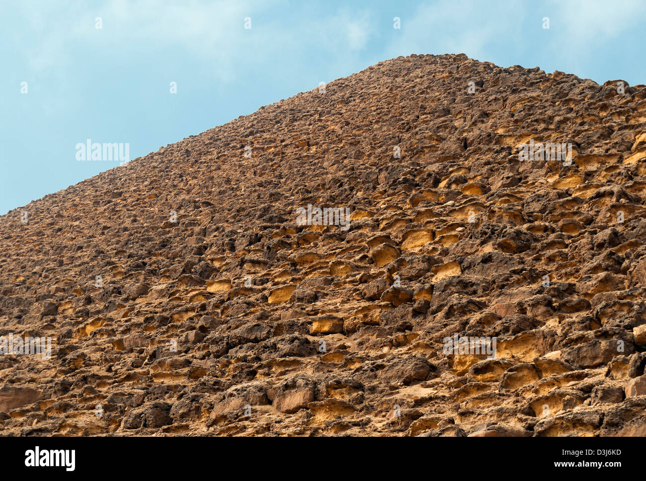 Close-up of Bricks of Red Pyramid (North Pyramid), Dahshur Necropolis ...