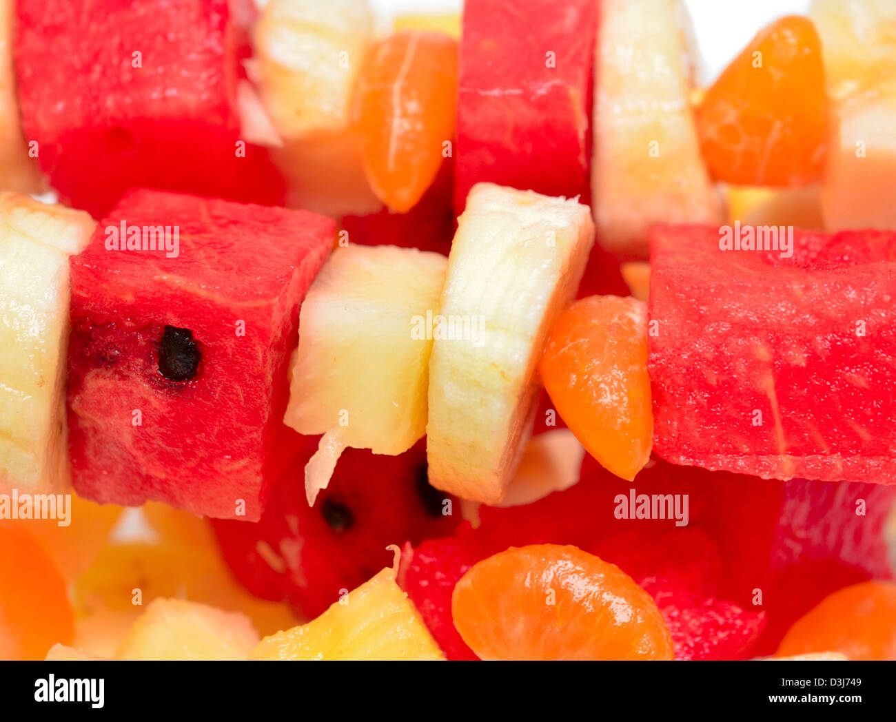 Pieces fruit on stick hi-res stock photography and images - Alamy