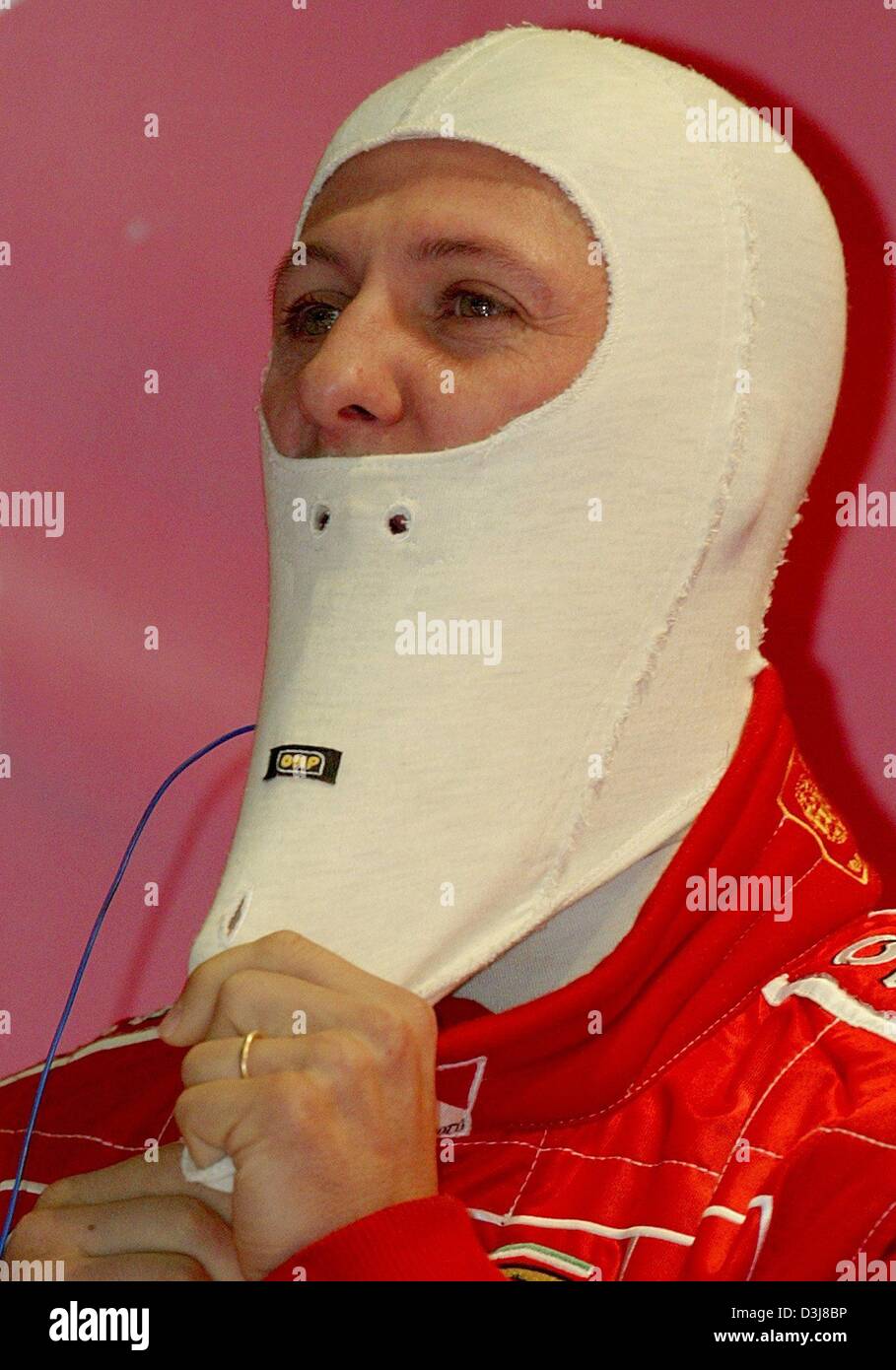 (dpa) - German formula one world champion Michael Schumacher of Ferrari ...