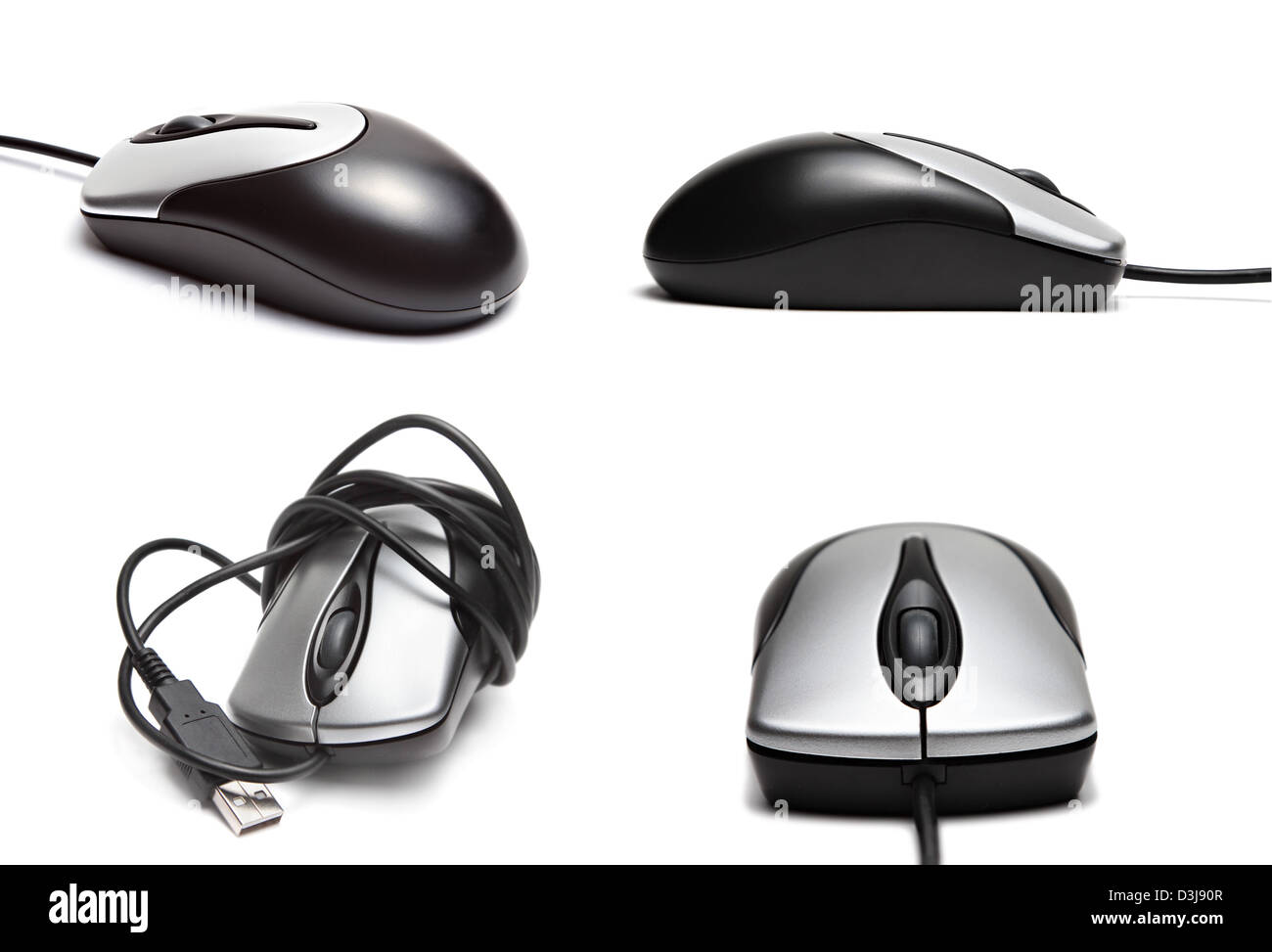 Computer mouse isolated on a white background Stock Photo - Alamy