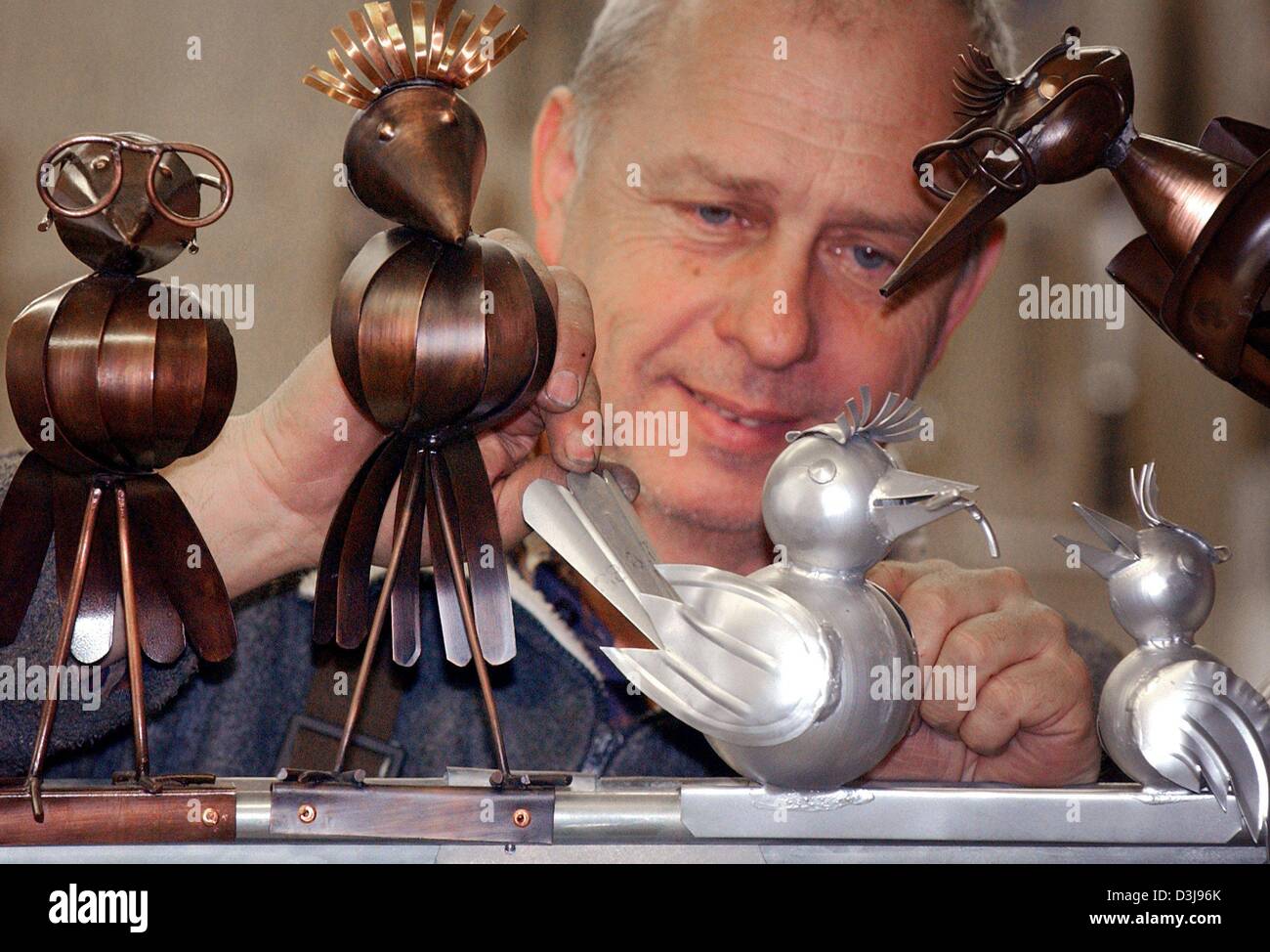 (dpa) - Scurrile looking sheet metal figurines that are used as ...