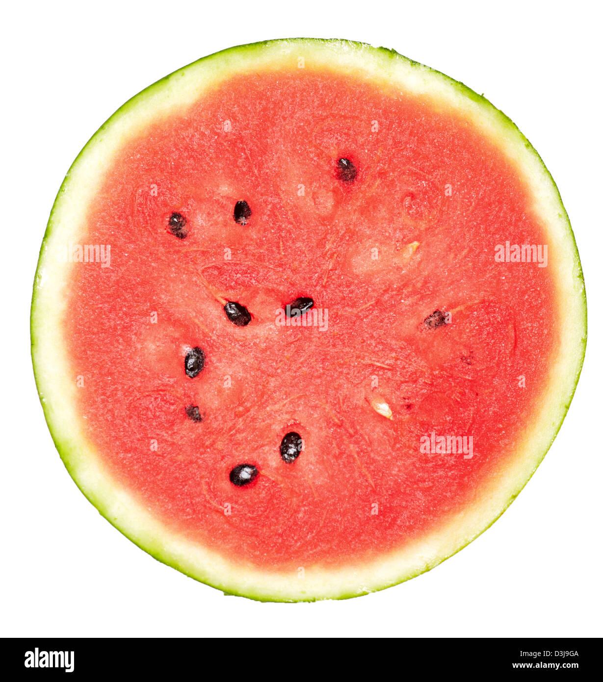 Closeup half watermelon on Cut Out Stock Images & Pictures - Alamy