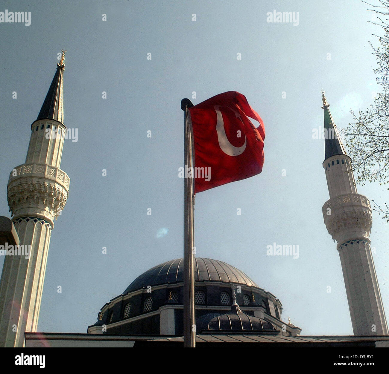 Religion belief rel religions mosque flag turkish swaying germany hi ...