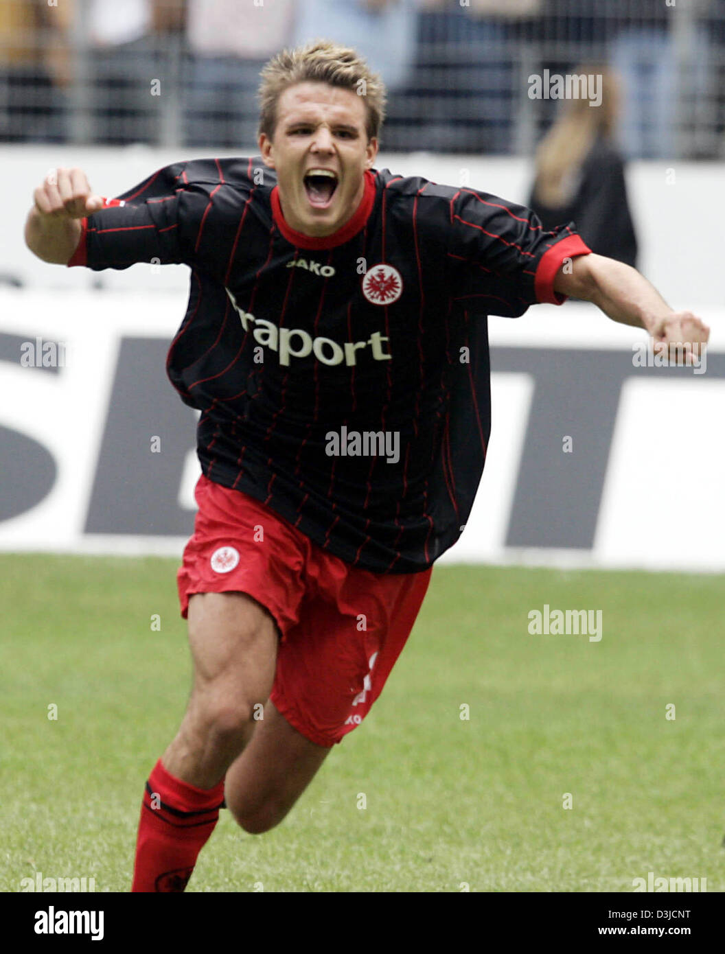 (dpa) - Player Alexander Meier of soccer club Eintracht Frankfurt ...