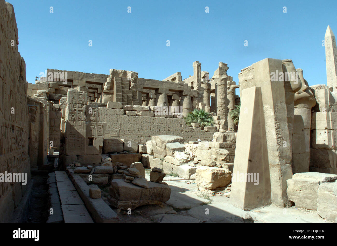 (dpa file) - A view at the remnants of the temple dedicated to the ...