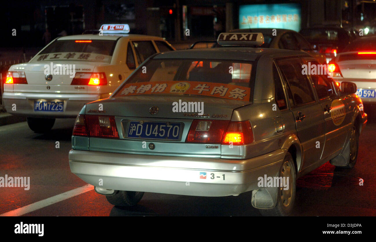 Shanghai Taxi Volkswagen High Resolution Stock Photography and Images ...