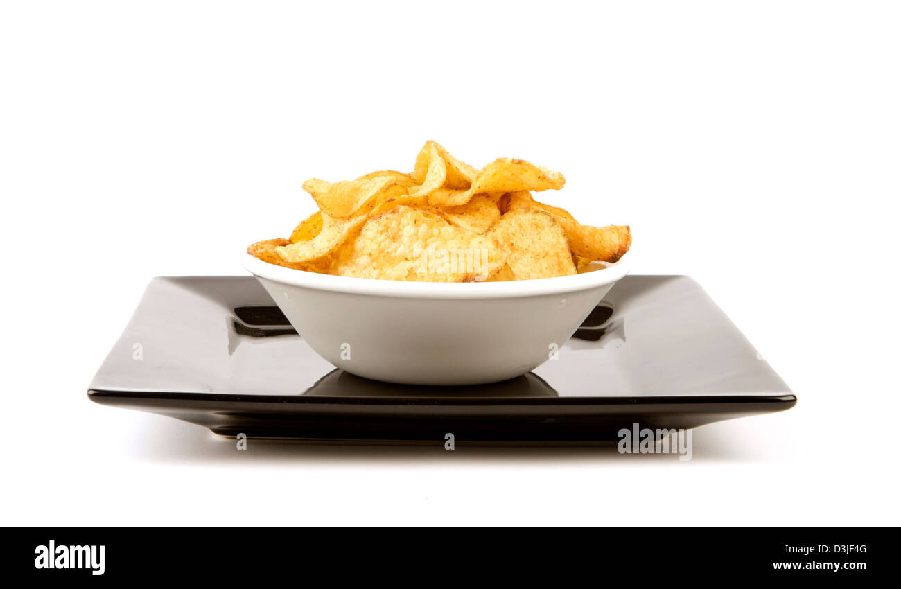 Handcut Potato chips or crisps Stock Photo - Alamy
