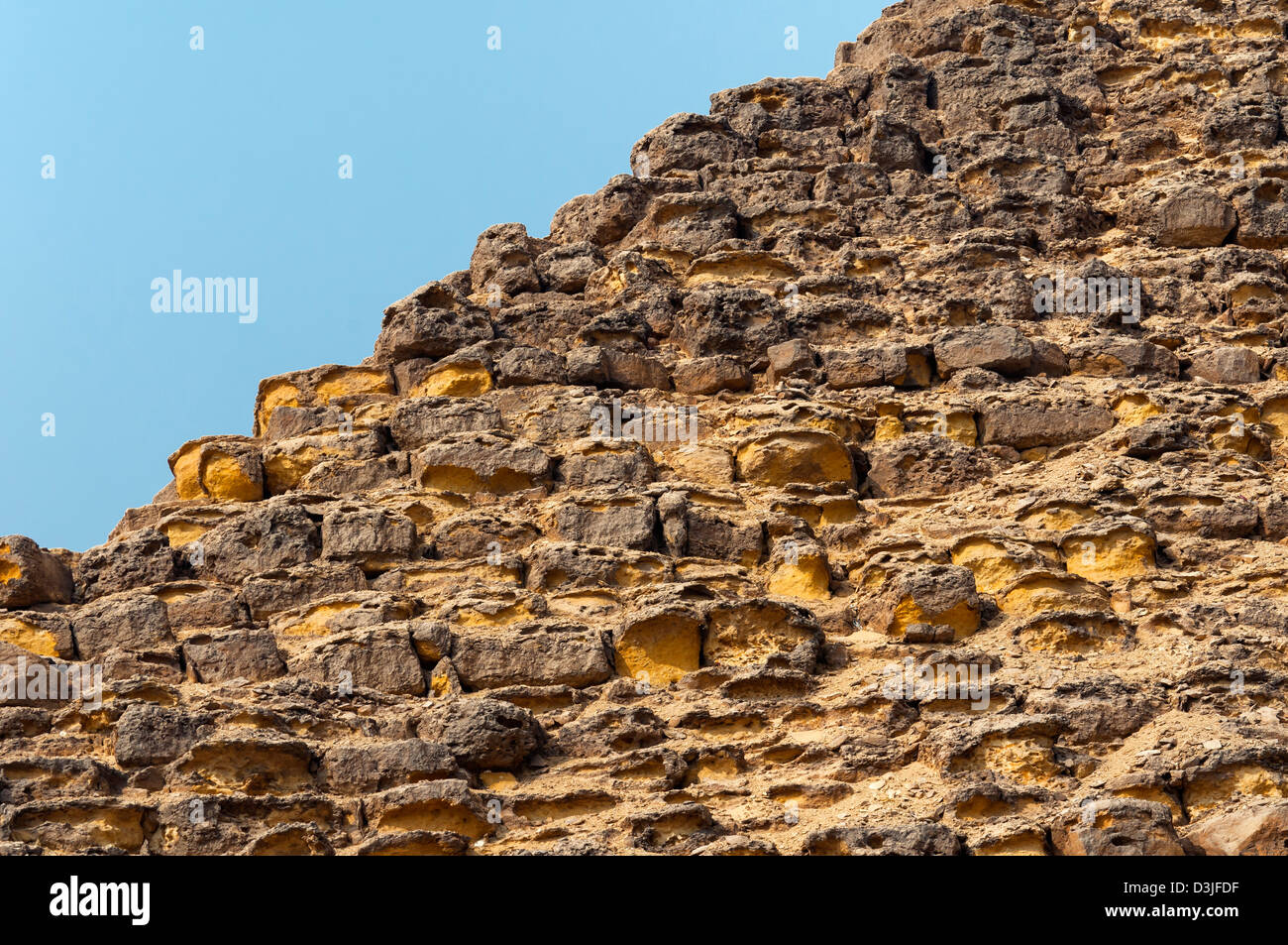 Close-up of Bricks of Red Pyramid (North Pyramid), Dahshur Necropolis ...