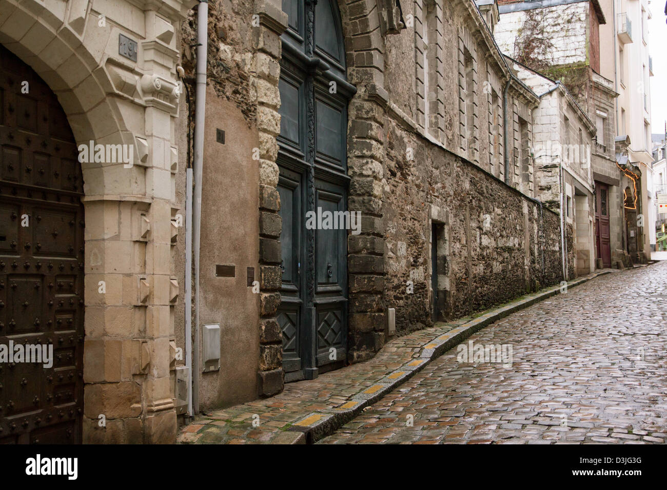 Old French street Stock Photo - Alamy