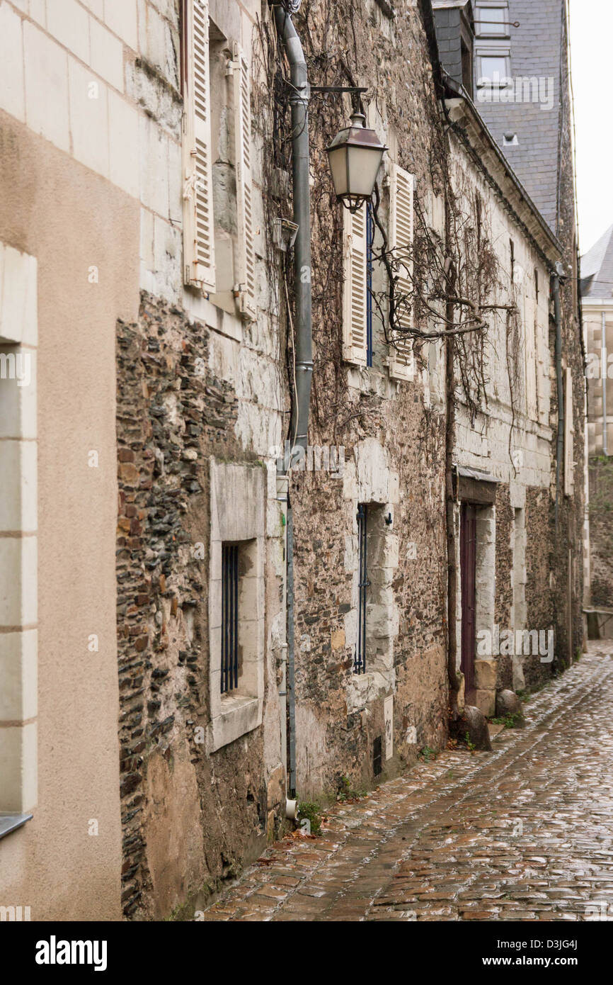 Old French street Stock Photo - Alamy