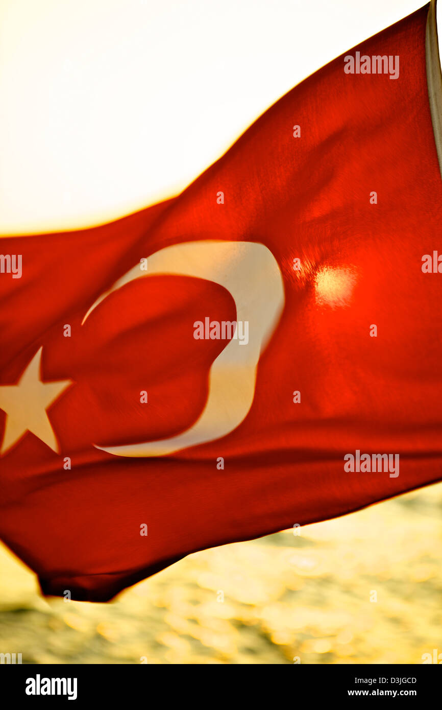 Turkey flag, Istanbul, Turkey Stock Photo - Alamy