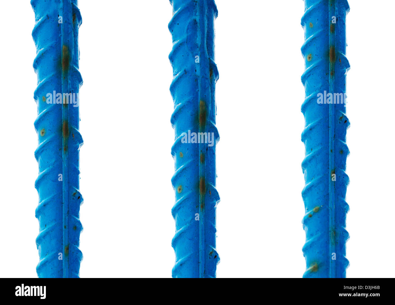 blue reinforcement bars Stock Photo - Alamy