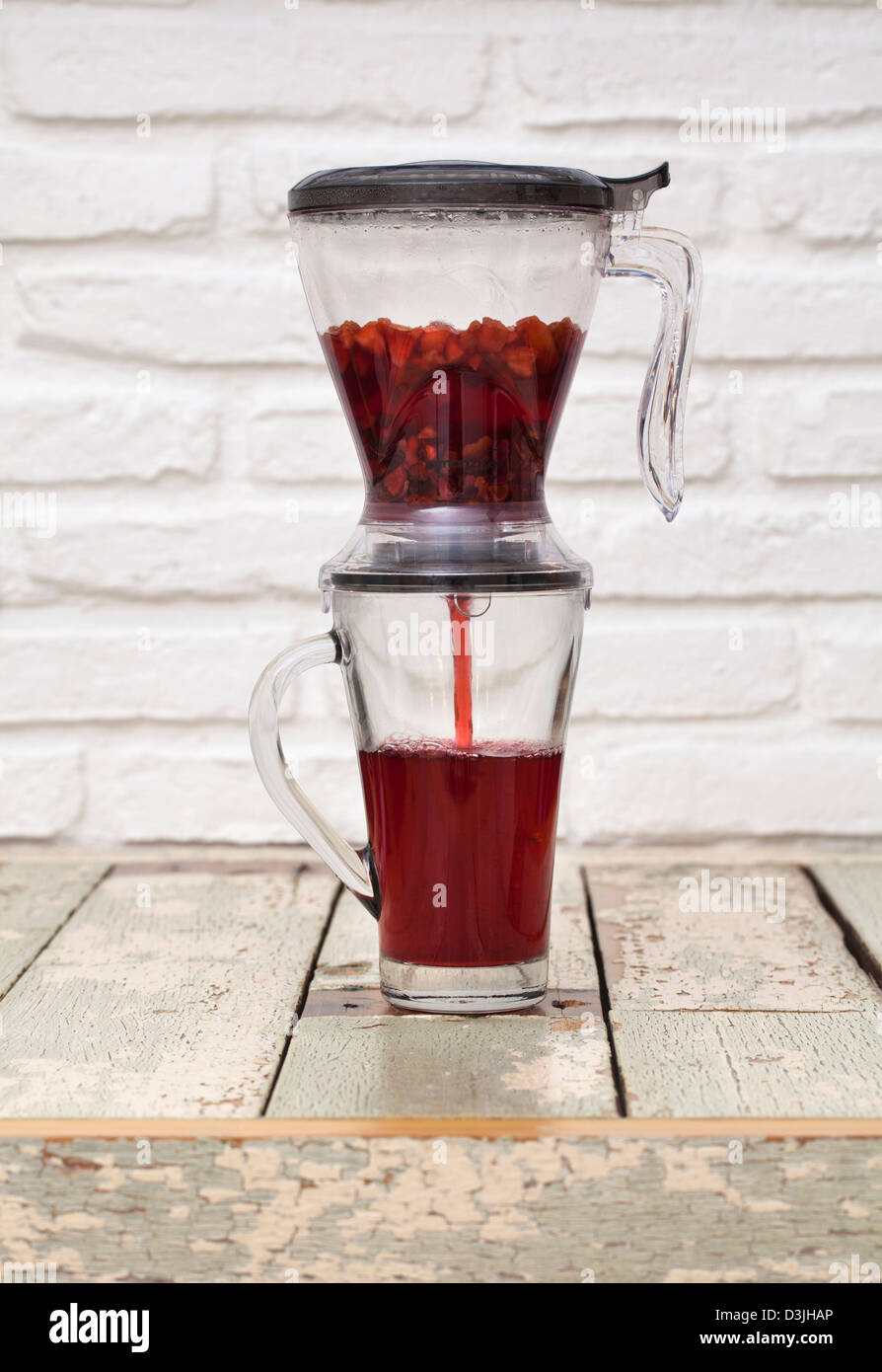 Herbal Tea Filter Amanzi Tea Stock Photo - Alamy