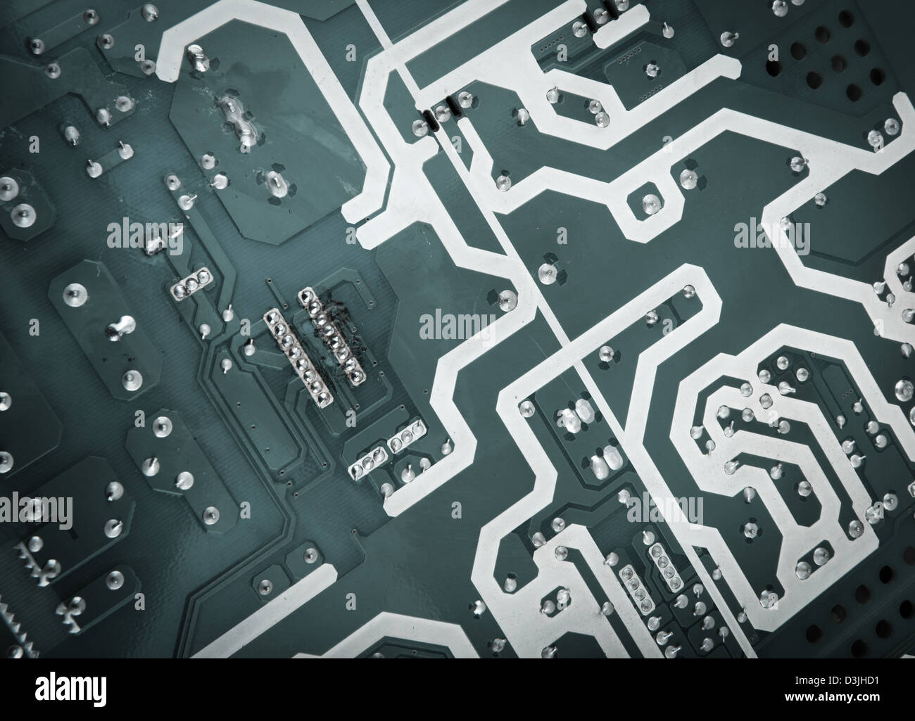 circuit board from the computer closeup Stock Photo - Alamy