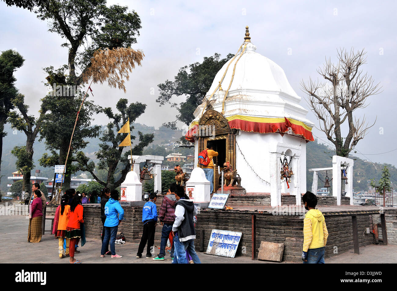 Binde Basinhi temple, Pokhara, Nepal Stock Photo - Alamy
