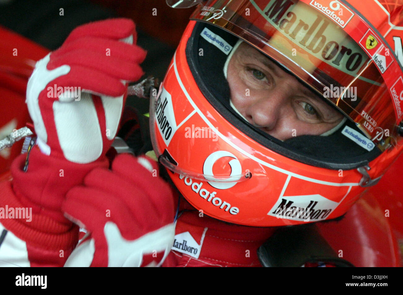 German ferrari formula one grand prix driver michael schumacher hi-res ...
