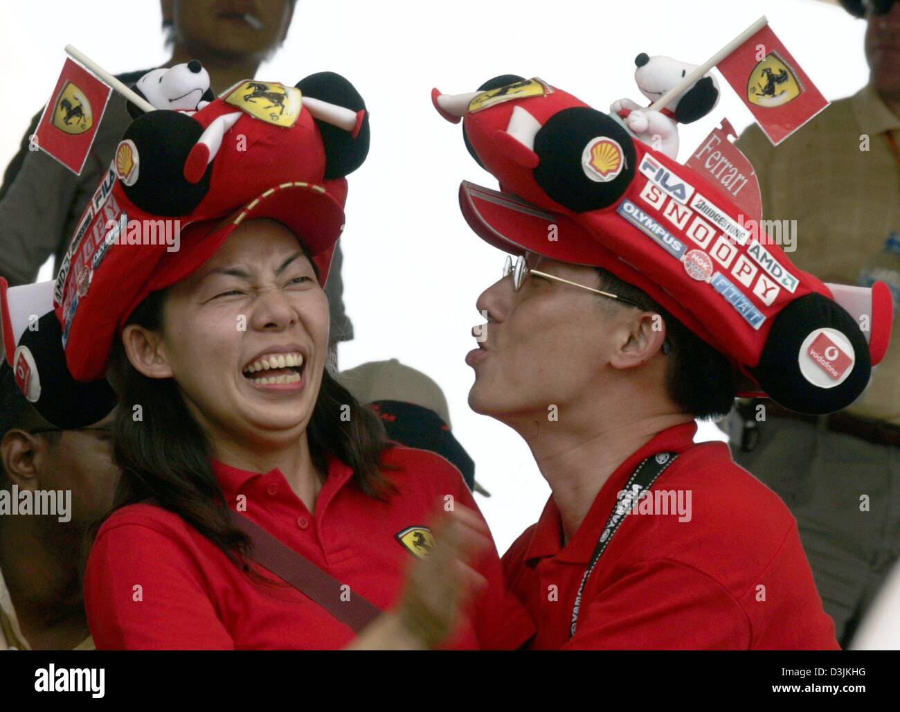 Ferrari fans hi-res stock photography and images - Alamy