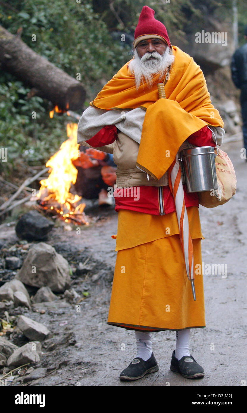 (dpa) - A 'holy man' pictured in Dharamsala, India, 6 February 2005 ...