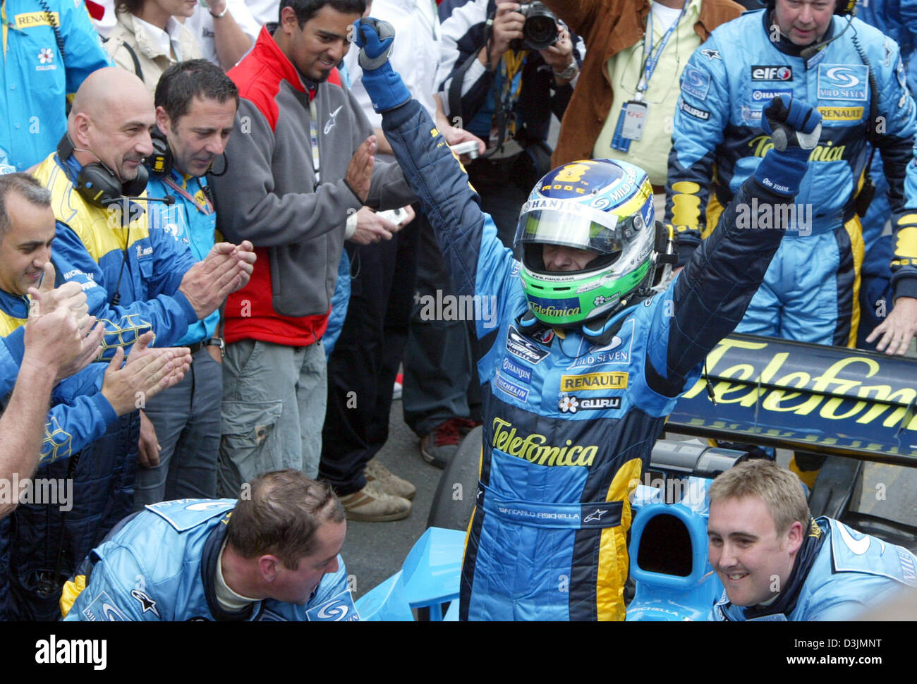 (dpa) - Italian Formula One driver Giancarlo Fisichella (Renault ...