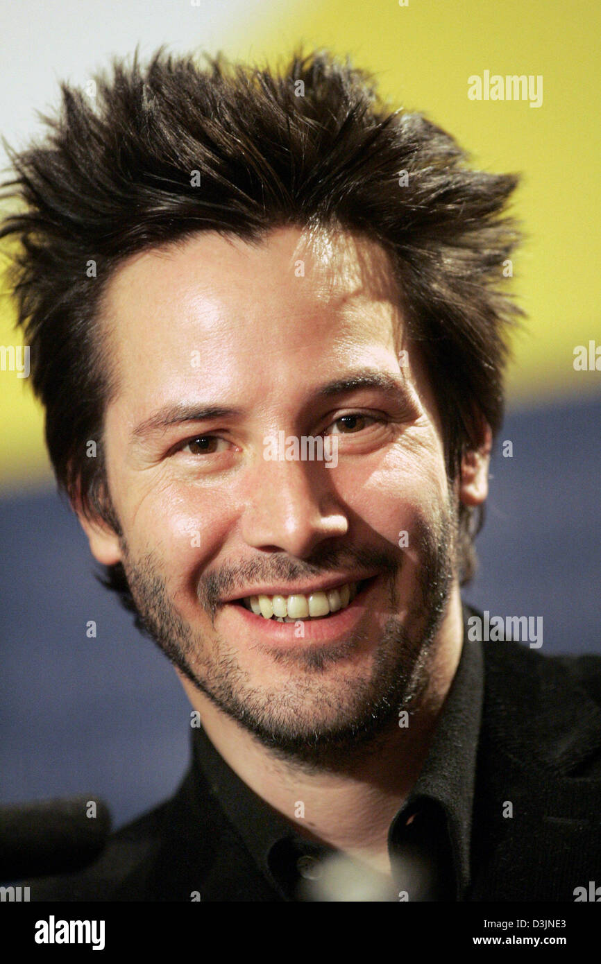 (dpa) - US actor Keanu Reeves pictured during the press conference for ...