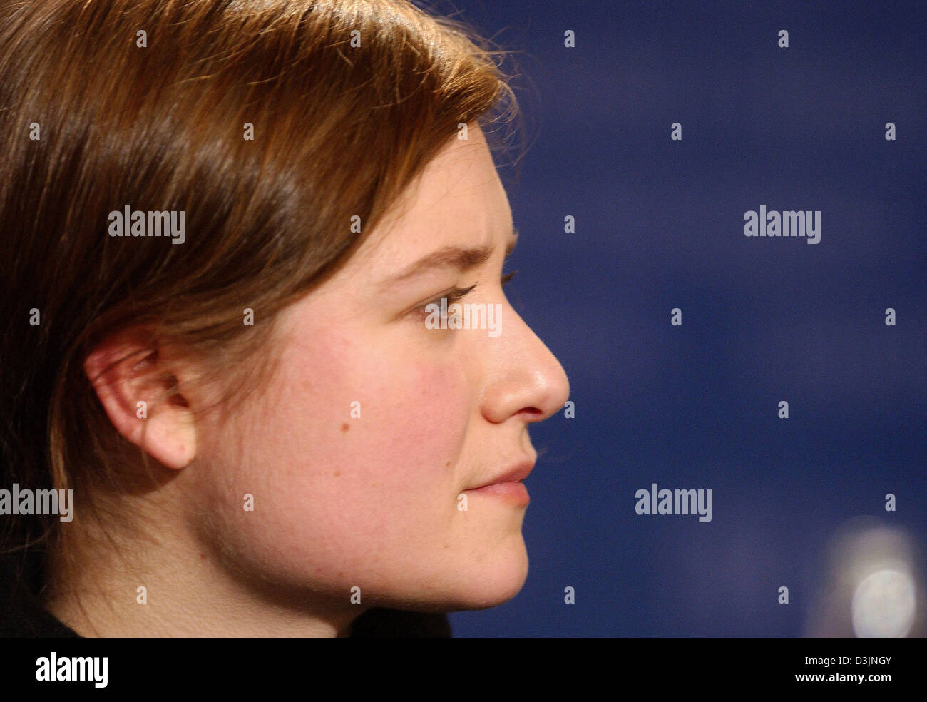 (dpa) - German actress Julia Jentzsch pictured at the during a press ...