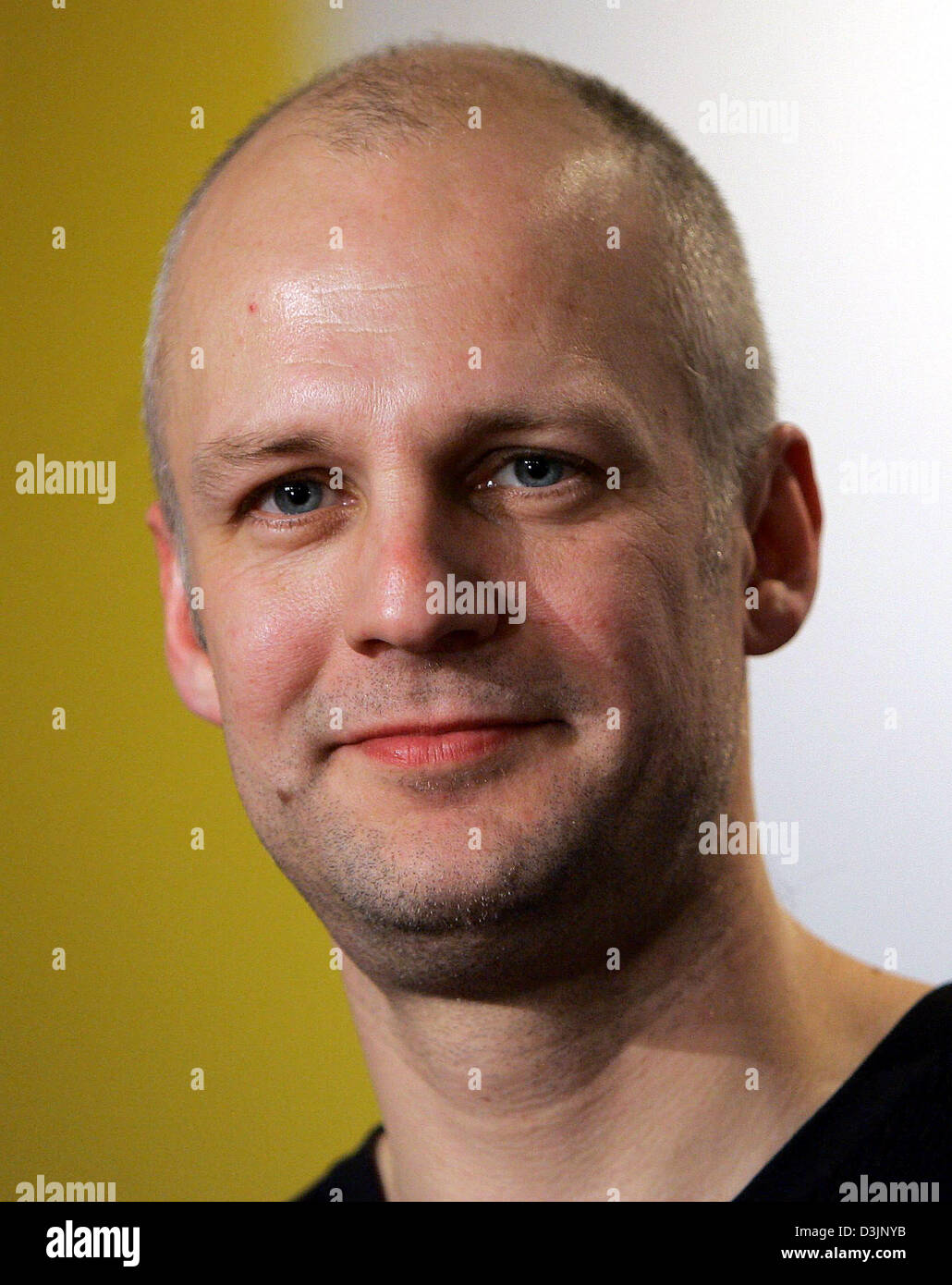 (dpa) - Danish actor Troels Lyby smiles as he presents his new film ...
